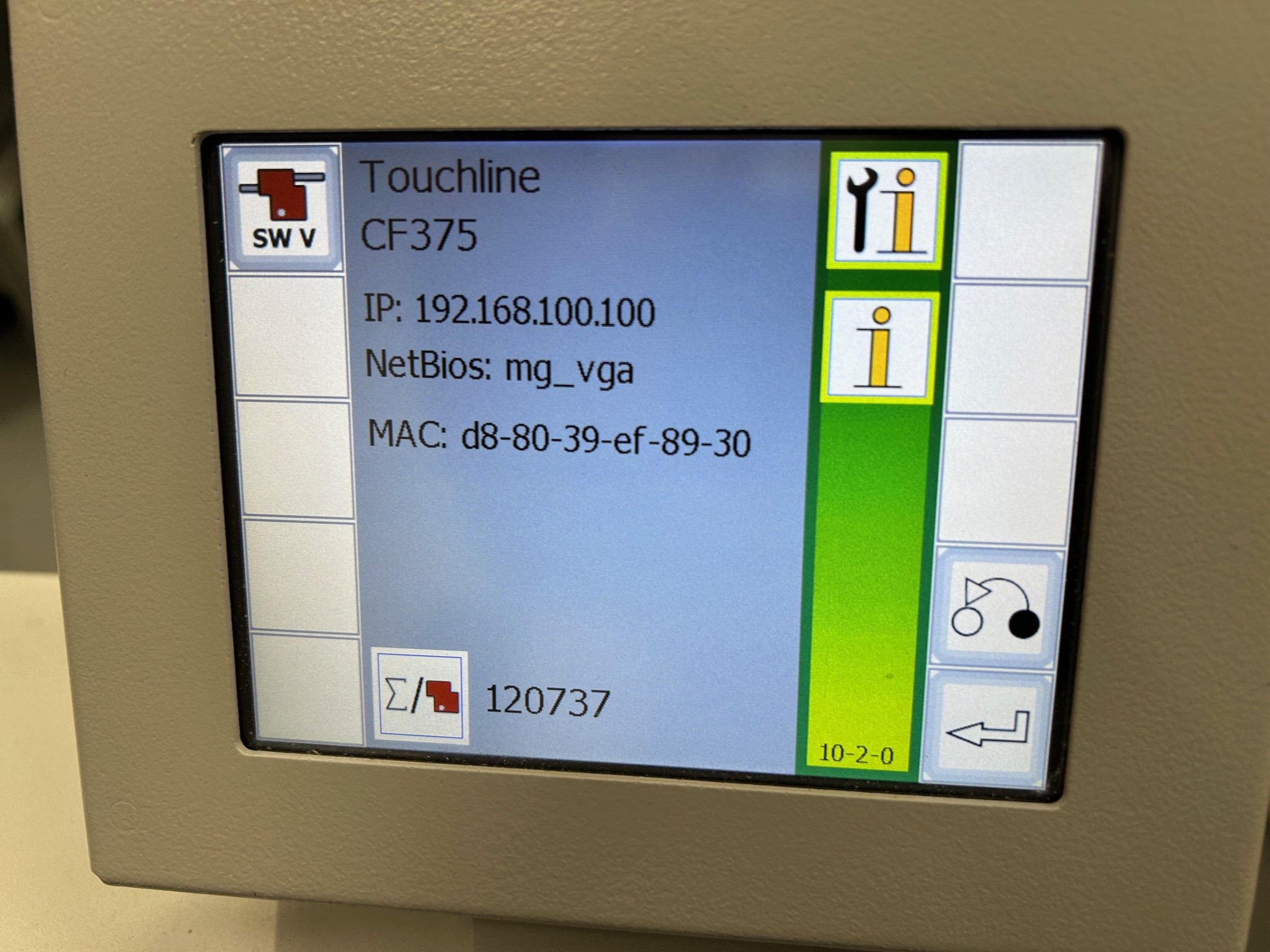 Refurbished Sold Multigraf Touchline CF375 Creaser Folder at Glendale Presentation Solutions