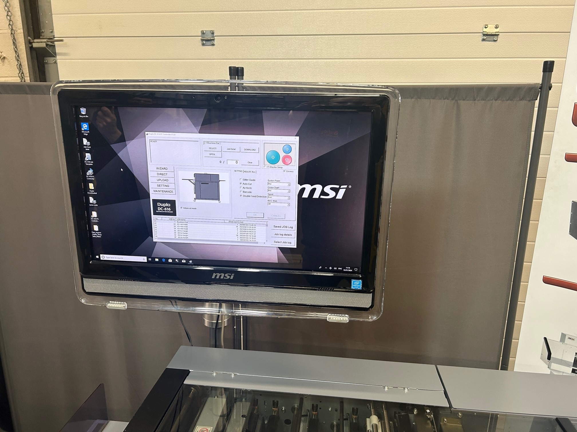 Refurbished Duplo DC616 Pro Slitter/Cutter/Creaser for Sale at Glendale ...