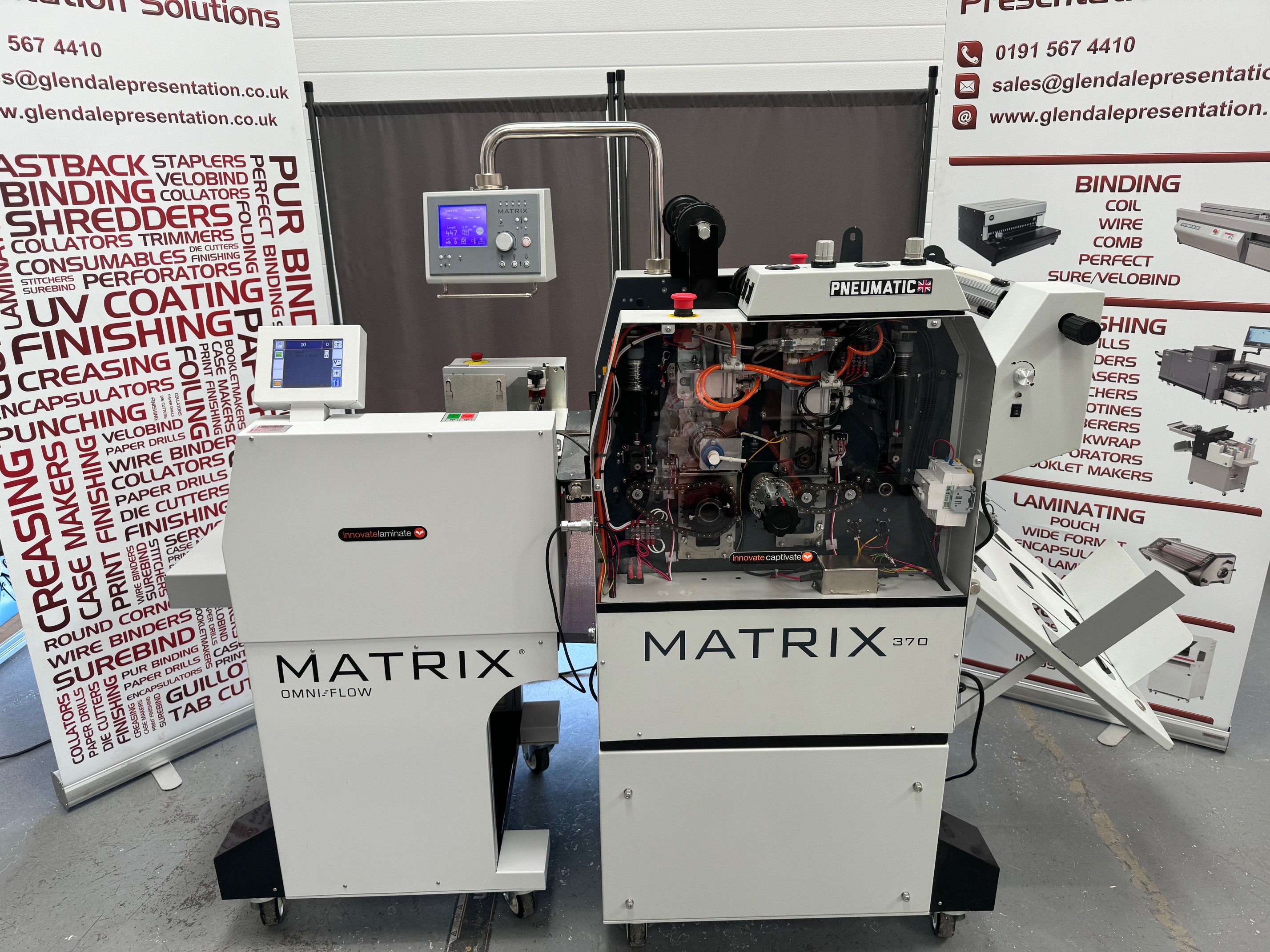 Refurbished Matrix 370P Laminator with Omni-Flow Automatic Sheet Feeder ...