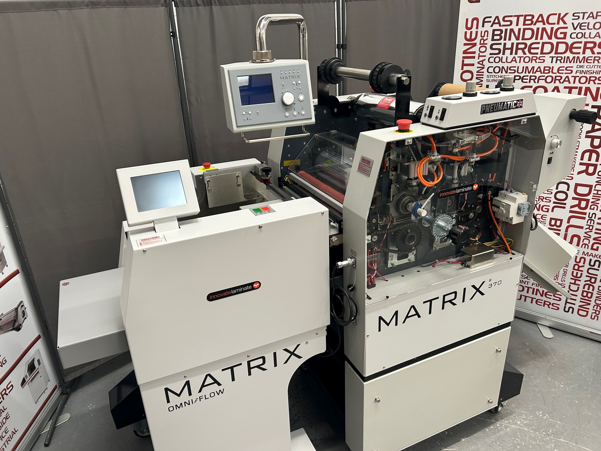 Refurbished Sold Matrix 370P Laminator with Omni-Flow Automatic Sheet ...