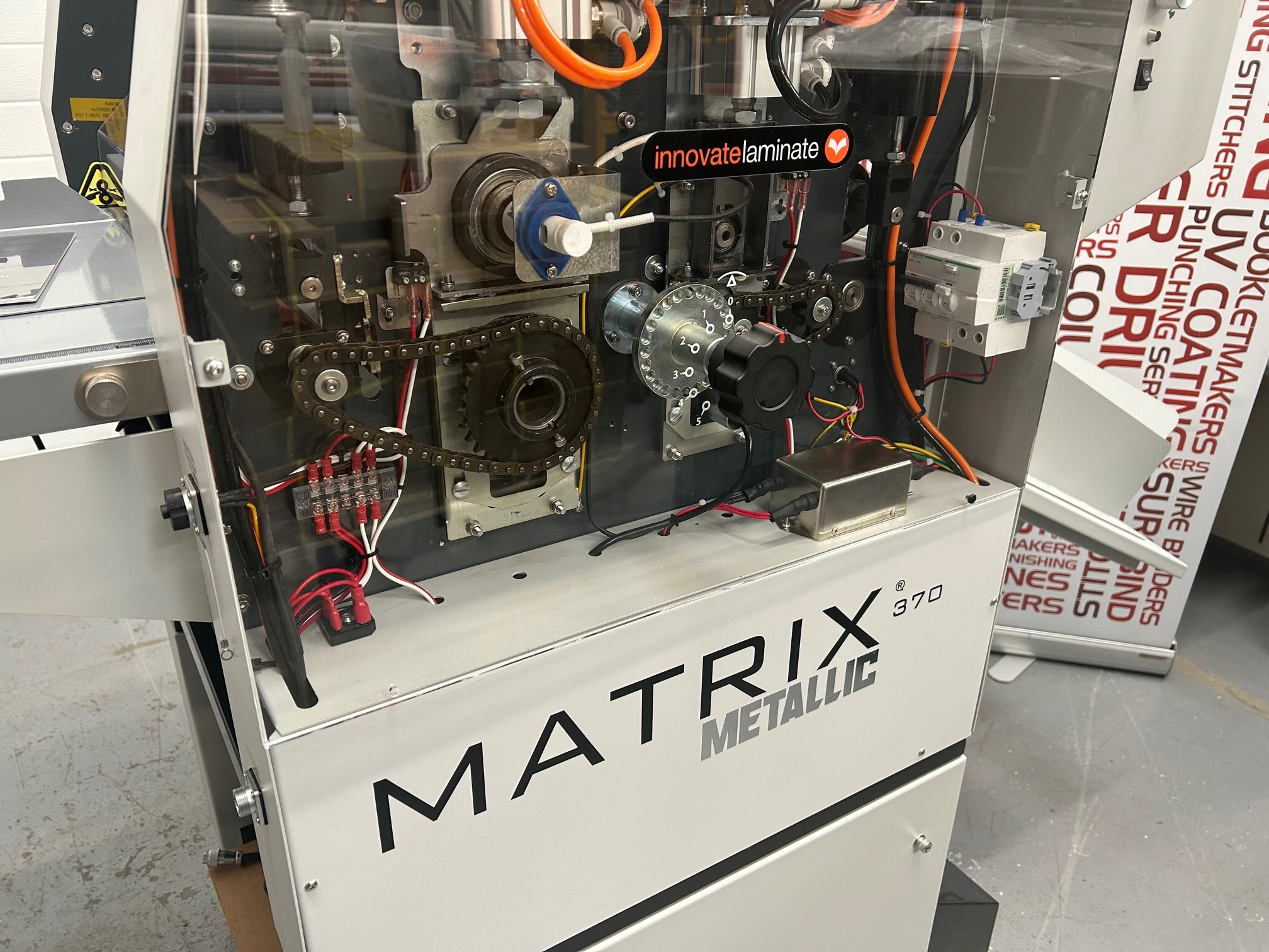 Used Matrix 370P Laminator with Digital Foiling