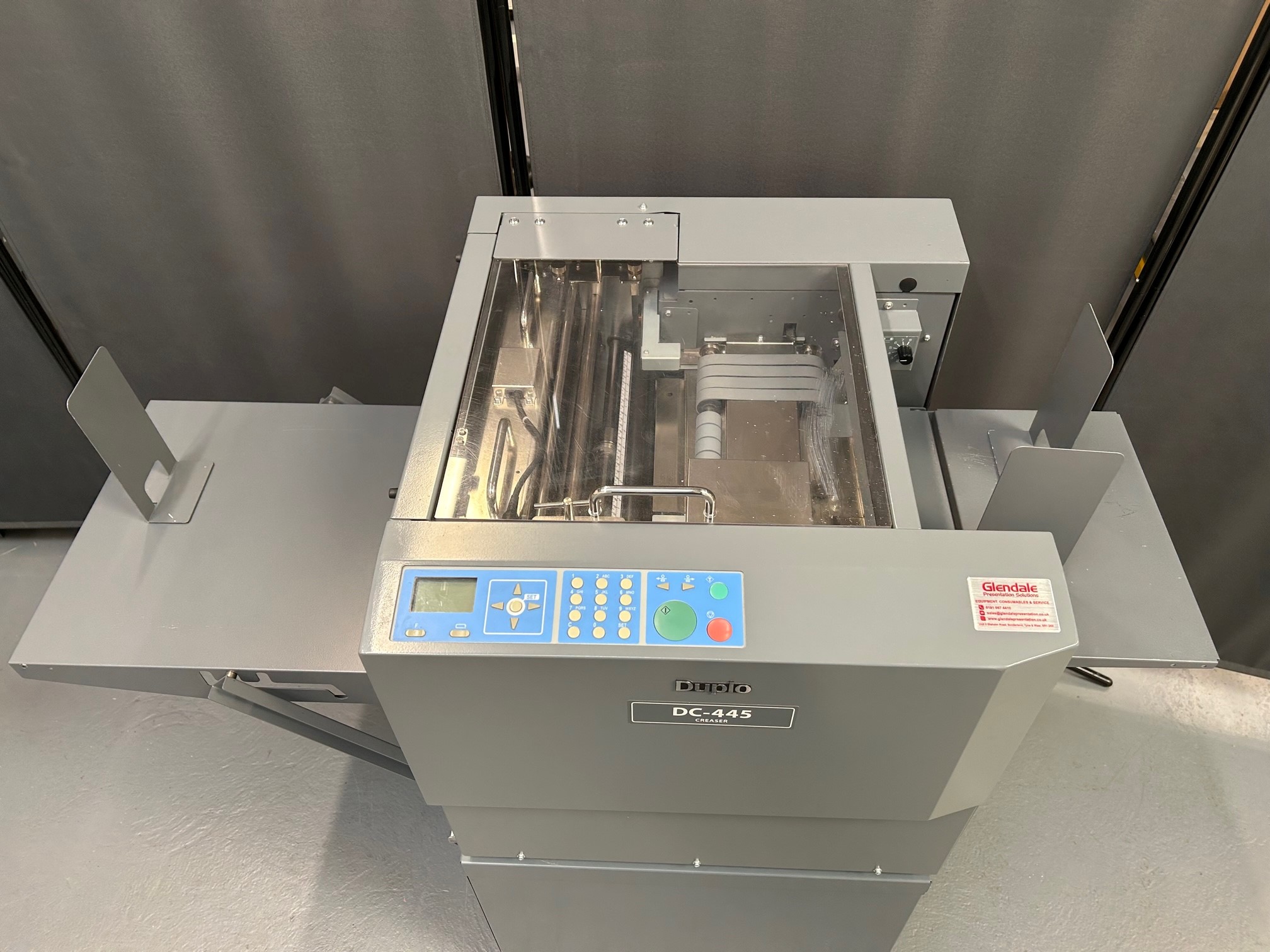 Refurbished Sold Duplo DC445 Creaser at Glendale Presentation Solutions