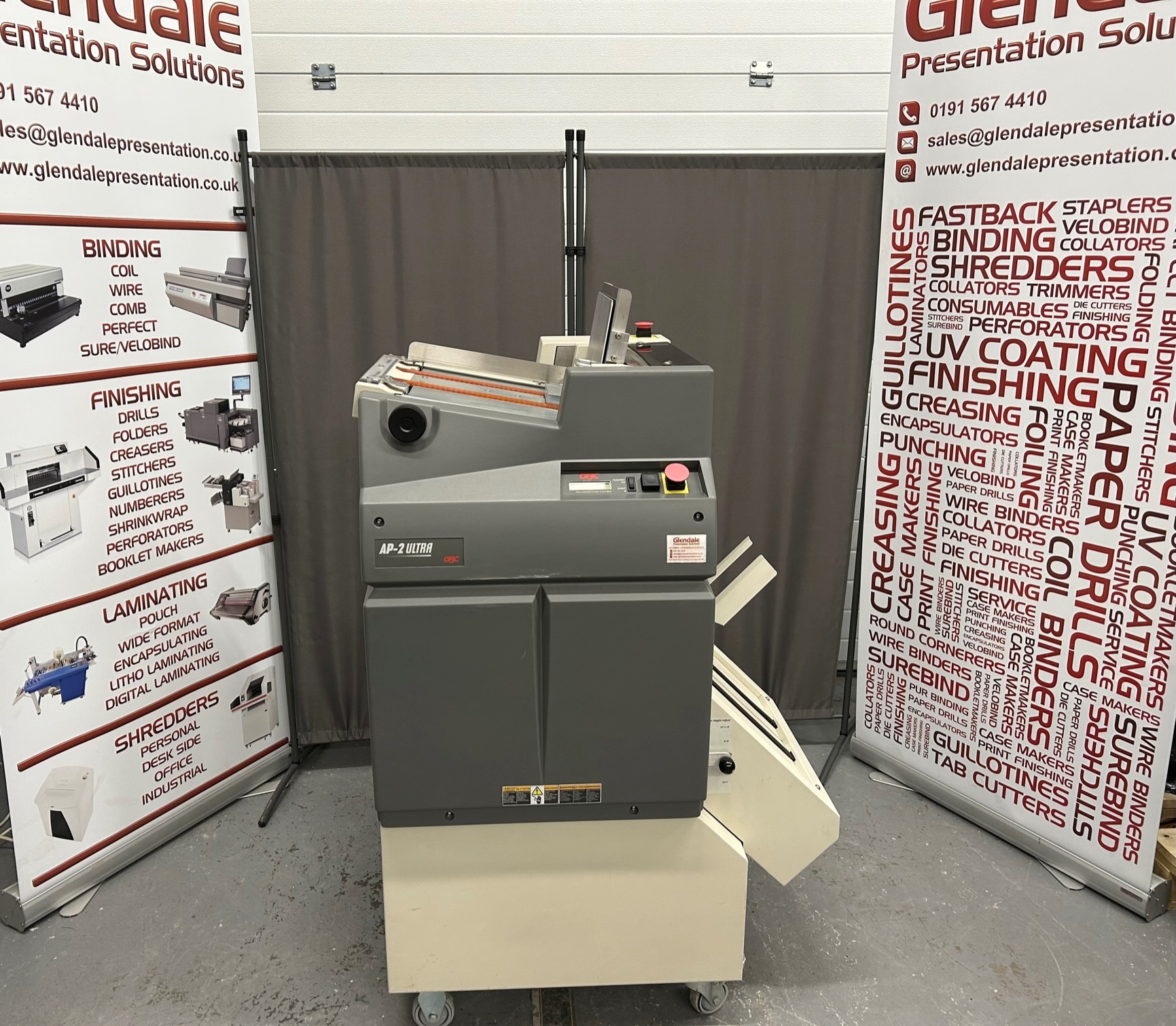 Refurbished Sold GBC AP2 Ultra Automatic Punch at Glendale Presentation ...