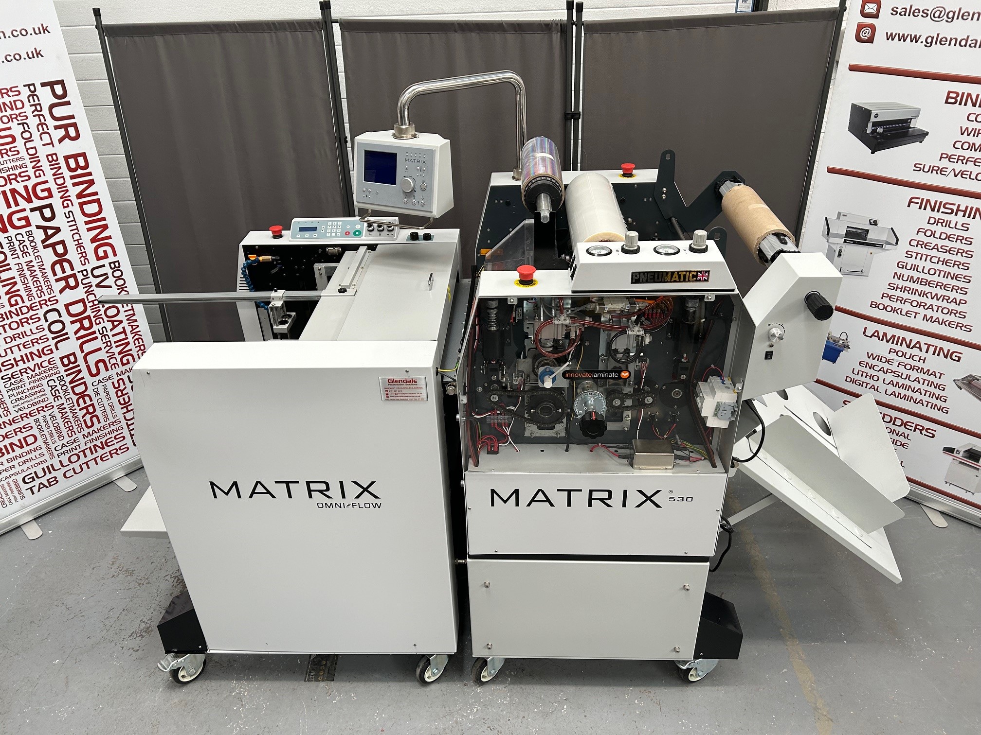 Refurbished Sold Vivid Matrix 530P Laminator with Omni-Flow 520 Sheet ...