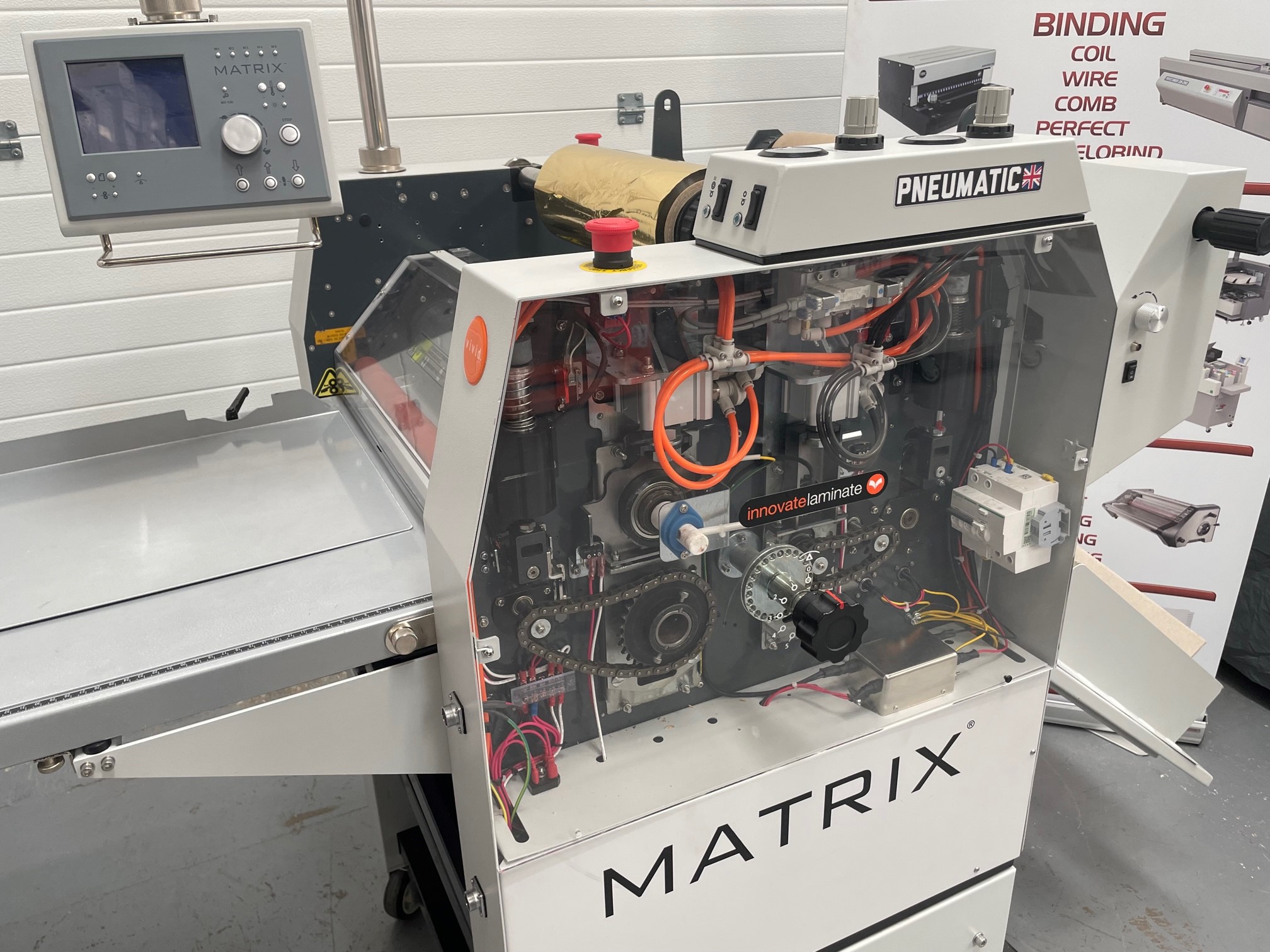 Used Matrix 5300P Laminator with Digital Foiling