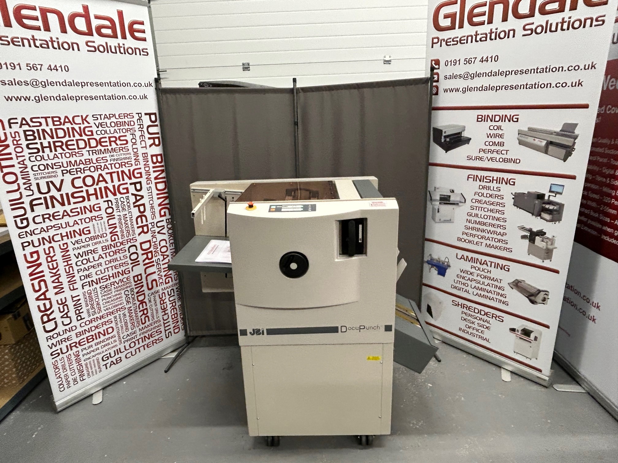 Refurbished Sold JBI DocuPunch Automatic Punch at Glendale Presentation ...