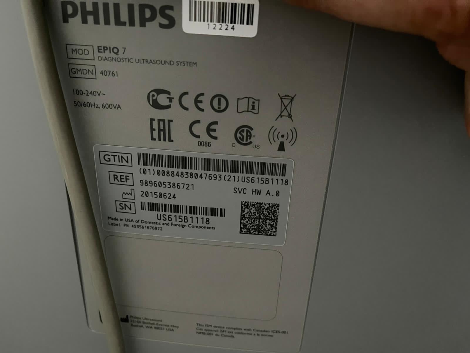 Gebraucht Sold Philips EPIQ 7 Elite Ultraschallgerät XMatrix at Ultra ...