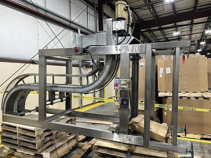 Used DESCON Container Lowerator Conveyor – Gripper Type for Sale at ...