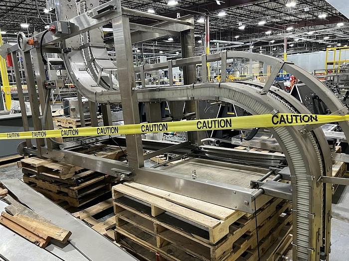 Used DESCON Container Lowerator Conveyor – Gripper Type for Sale at ...