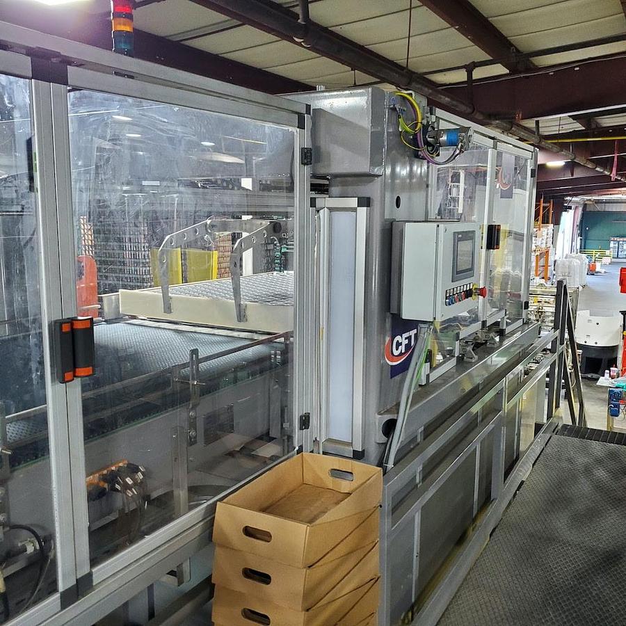 Used CFT 20-valve Carbonated Can Line "Partial Beverage Can Line" ran 200 cpm on 12 oun...