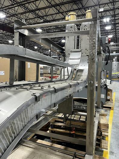 Used DESCON Container Lowerator Conveyor – Gripper Type for Sale at ...