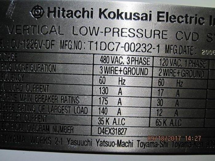 Used 2006 Kokusai Electric Co., Ltd Quixace II Doped Poly for Sale ...