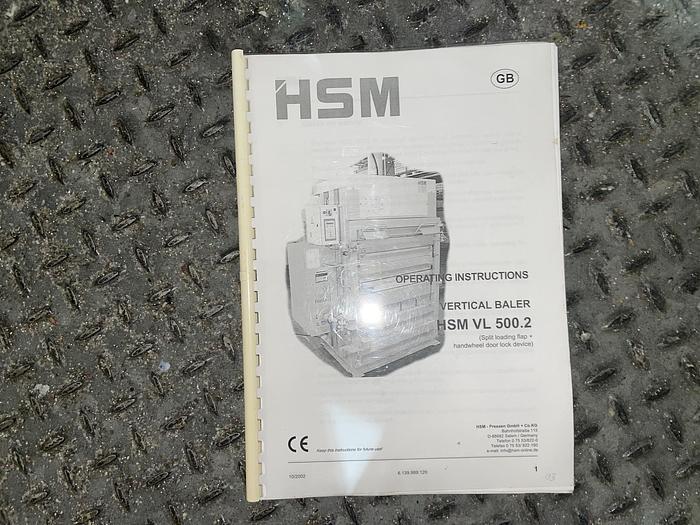 Used HSM VL 500.2 Vertical Baler for Sale in Barrow-in-Furness, Uni...