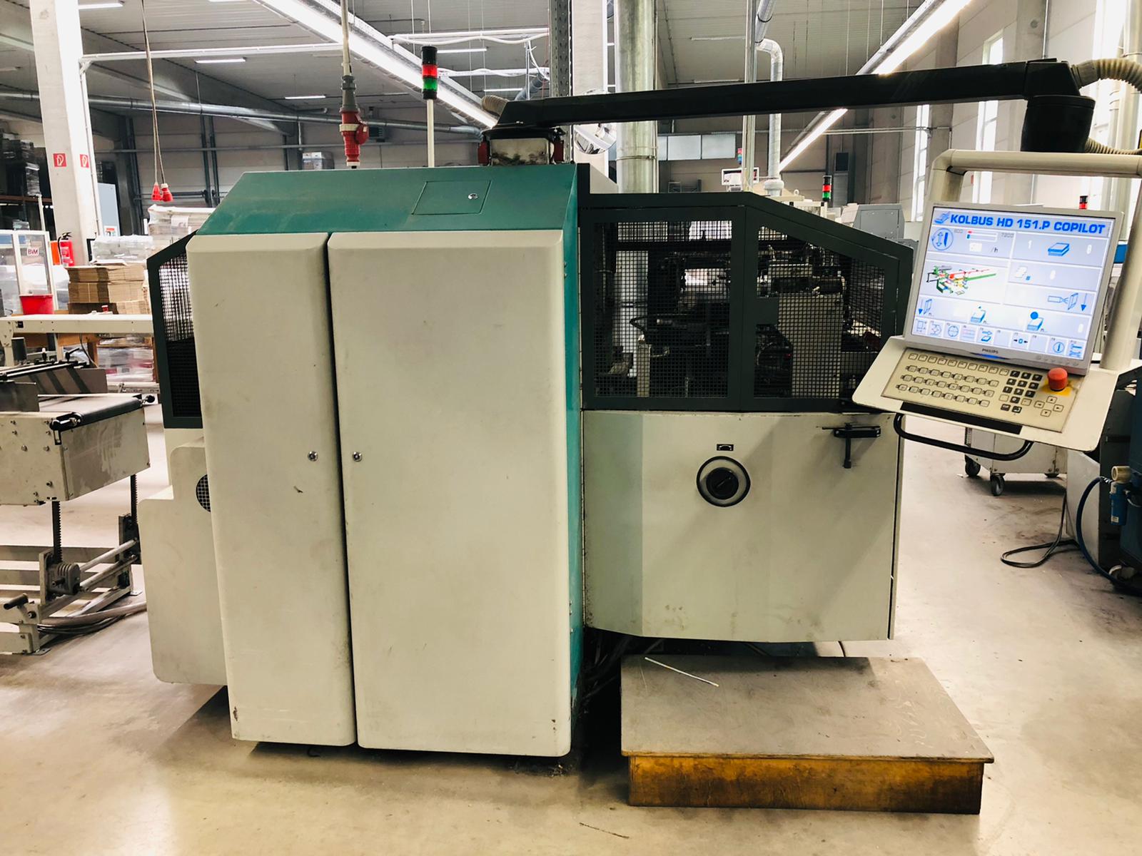 Kolbus three knife trimmer HD 151.P (2002)