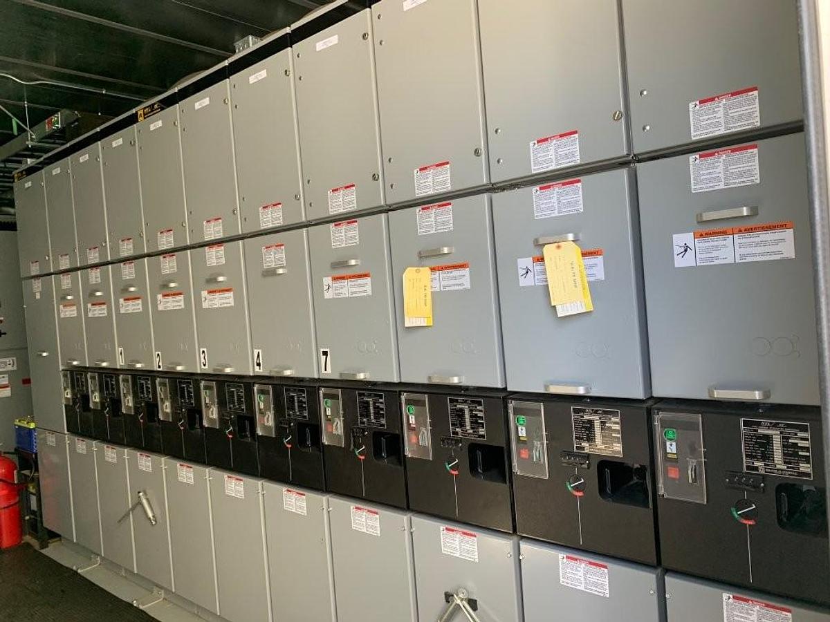 New 2012 Square D 15kv Line up for 28MVA Power Generation 28MVA 15kv ...