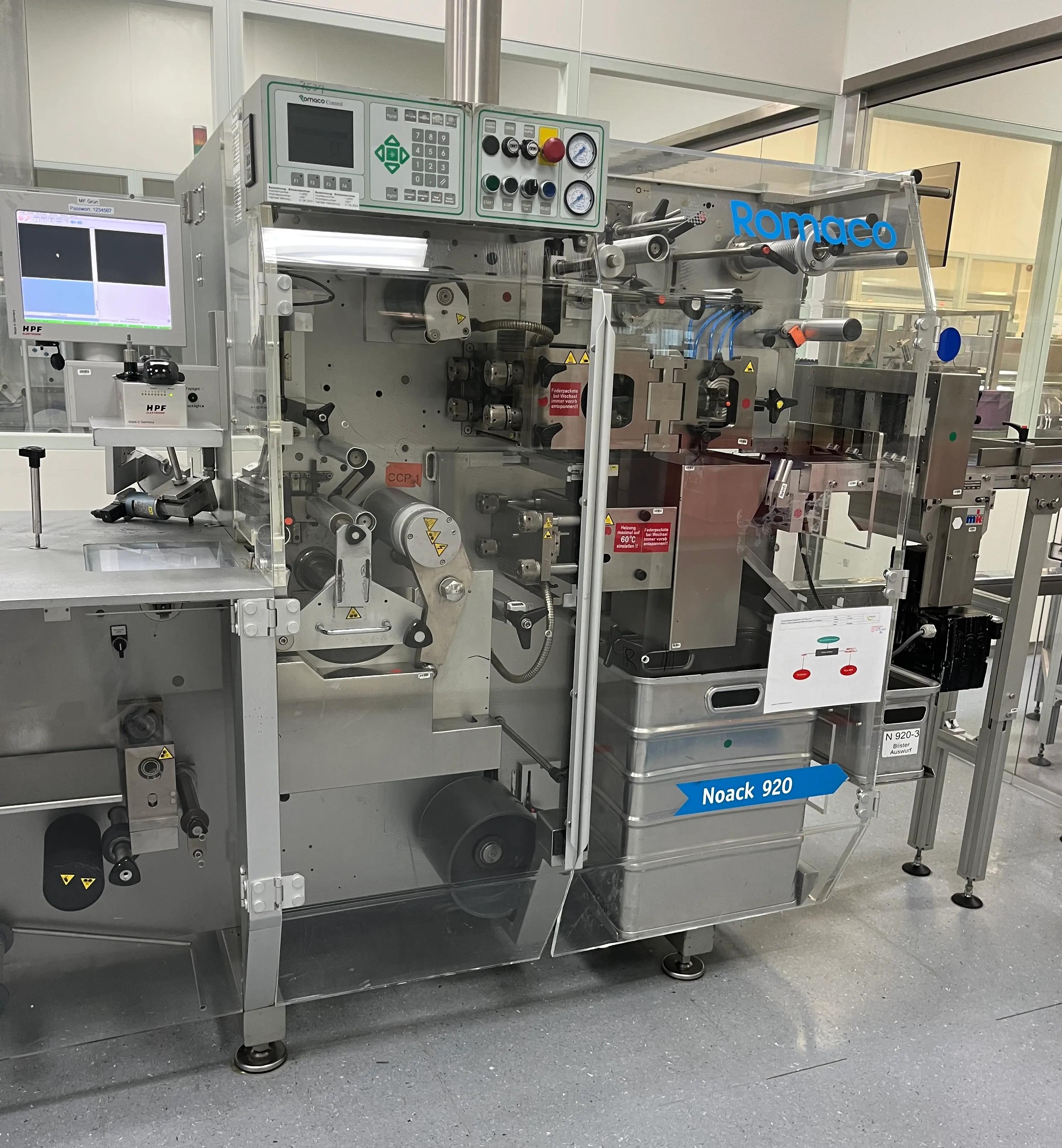 Used ROMACO NOACK - Blister Line - N920 + C150 + PEWOPACK250 + CT2000 ...