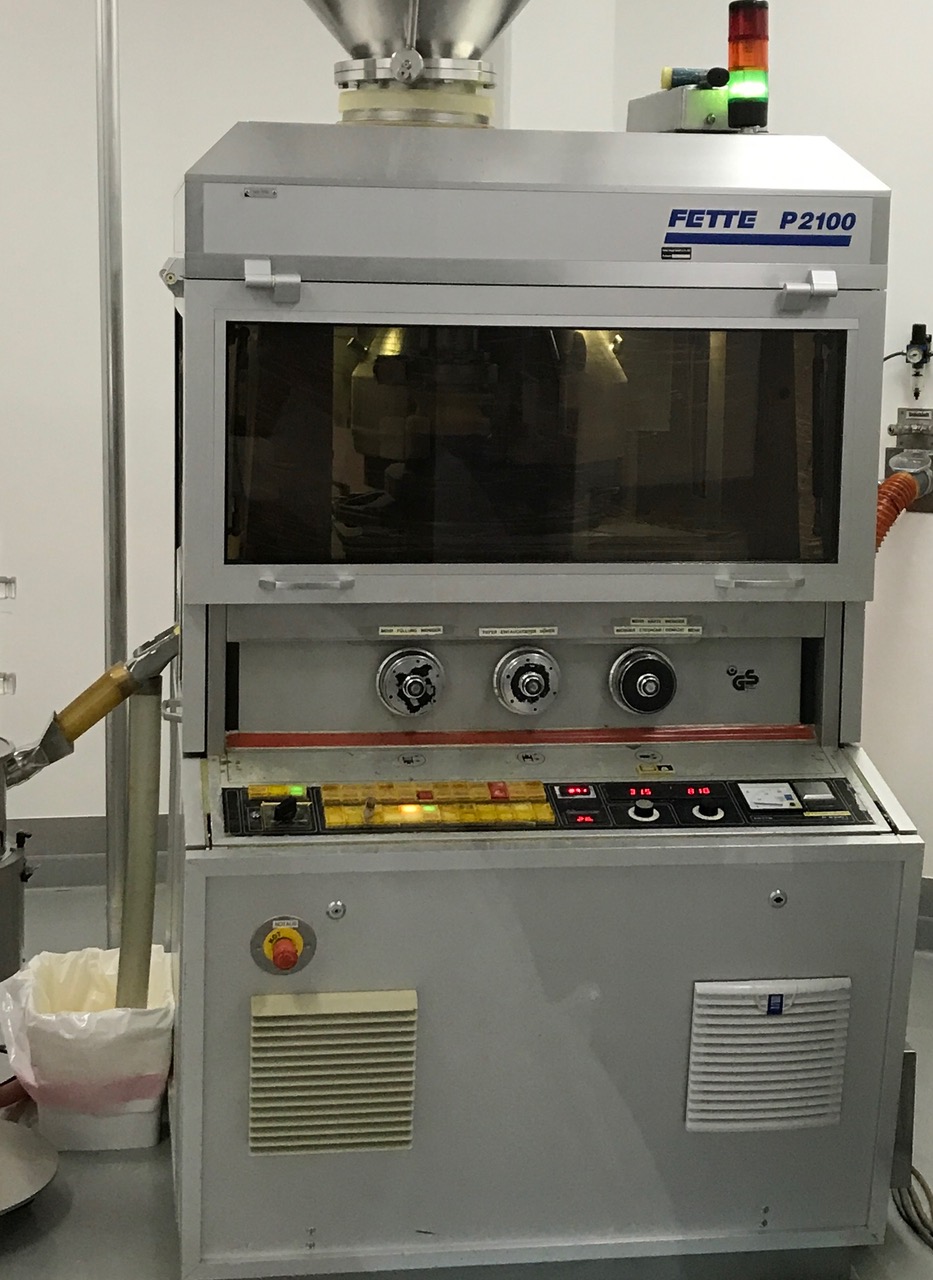 Used FETTE - Tablet Press - P2100 for Sale at MLTC-Europe