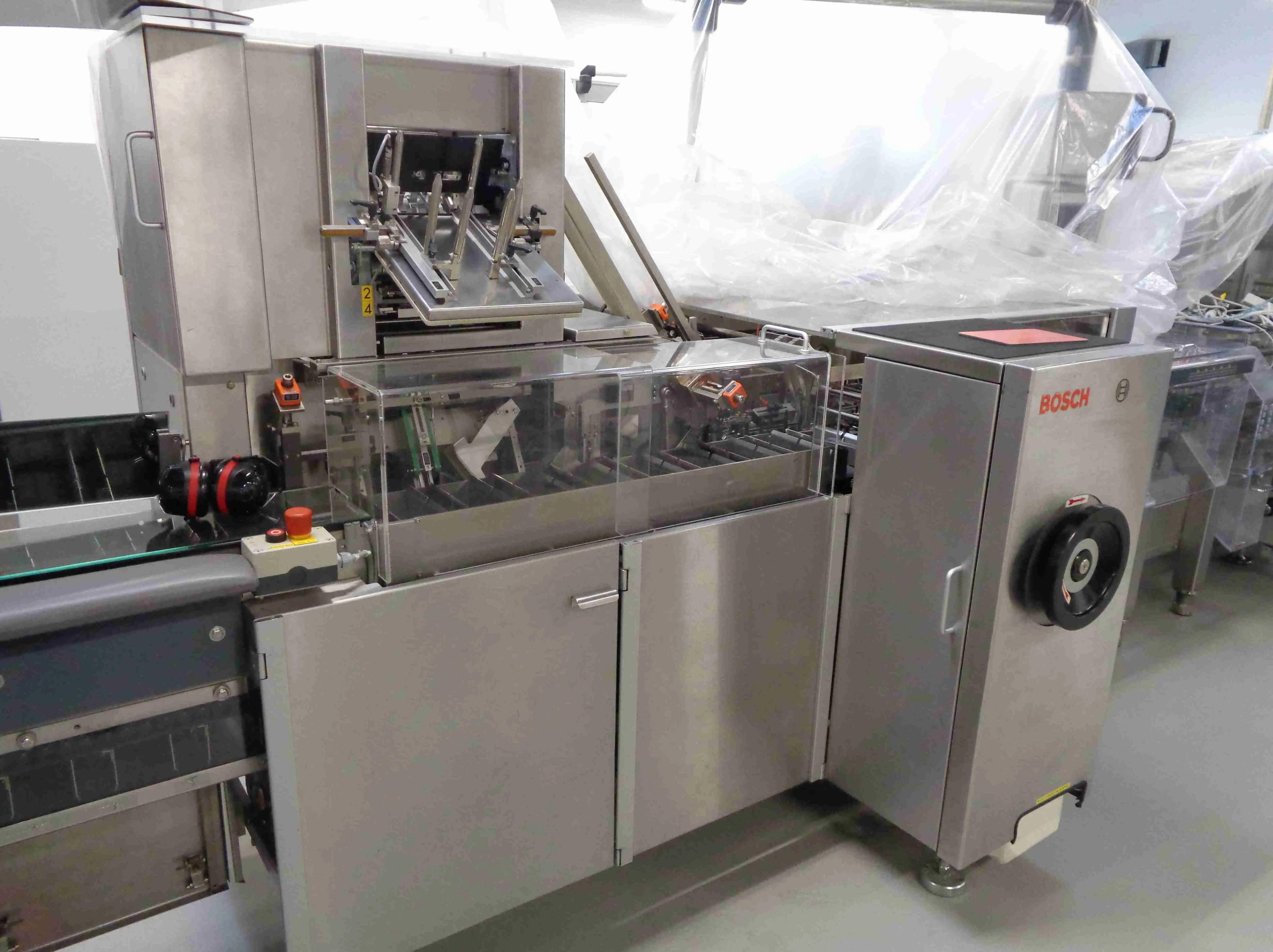 Used BAUSCH+STRÖBEL - Labelling + Cartoning Machine - ESA 1025 + BMP-400 + CAR T5 + HC-2000 + PEW...