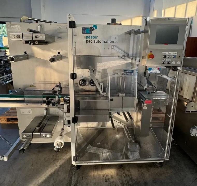 Used PESTER - Overwrapping Machine - PEWO-PACK 250 COMPACT + PEWO-THERM ...