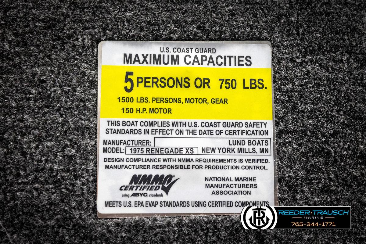 New 2025 Lund 1975 Renegade for Sale at Reeder-Trausch Marine Inc.