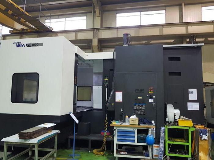 Used Hyundai-Wia KH 1000 CNC 2 Pallet Horizontal Machining Center f...