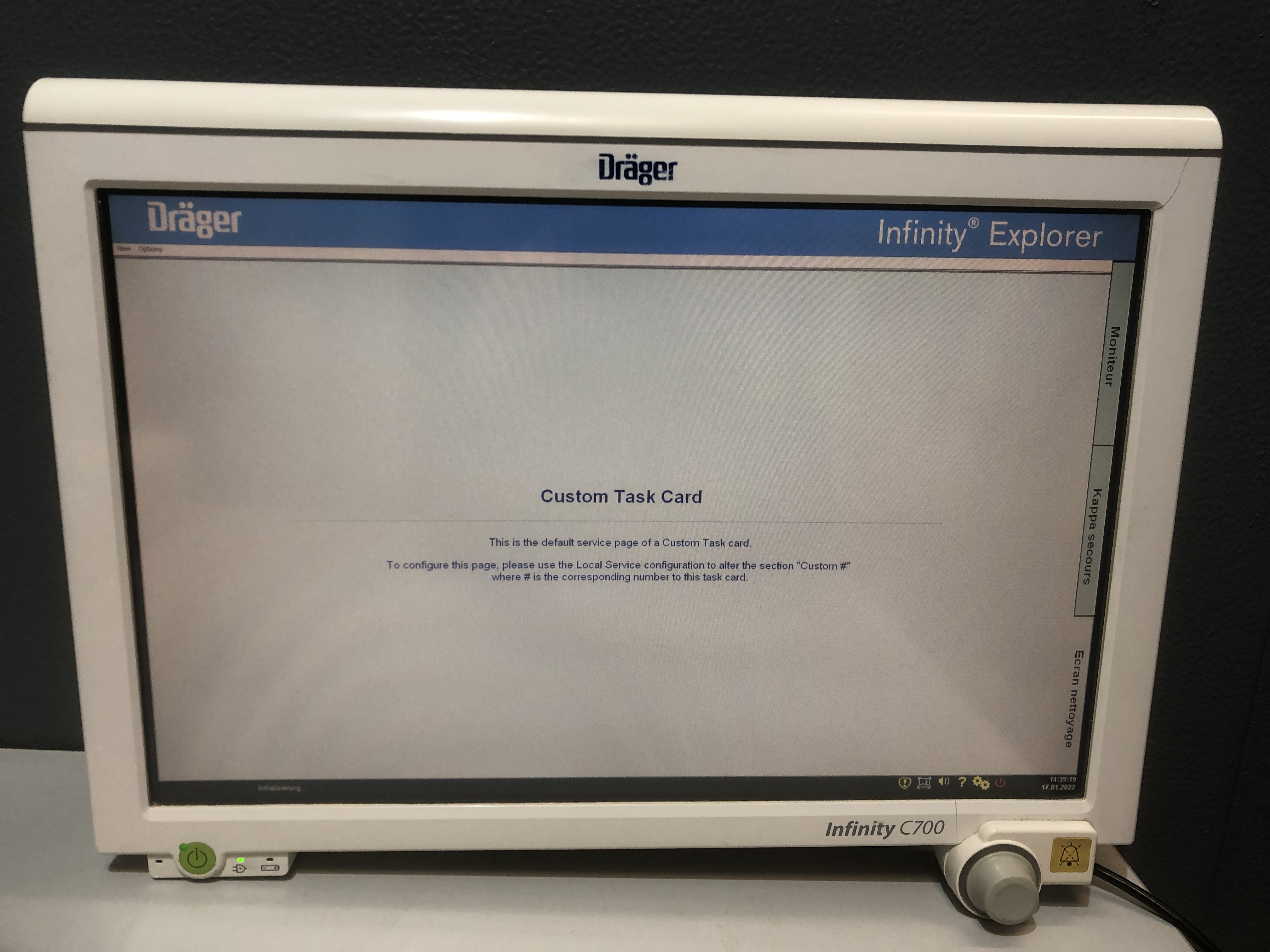 Gebraucht Sold Dräger Infinity C700 Patientenmonitor S/W VF8.4 at Ultra ...