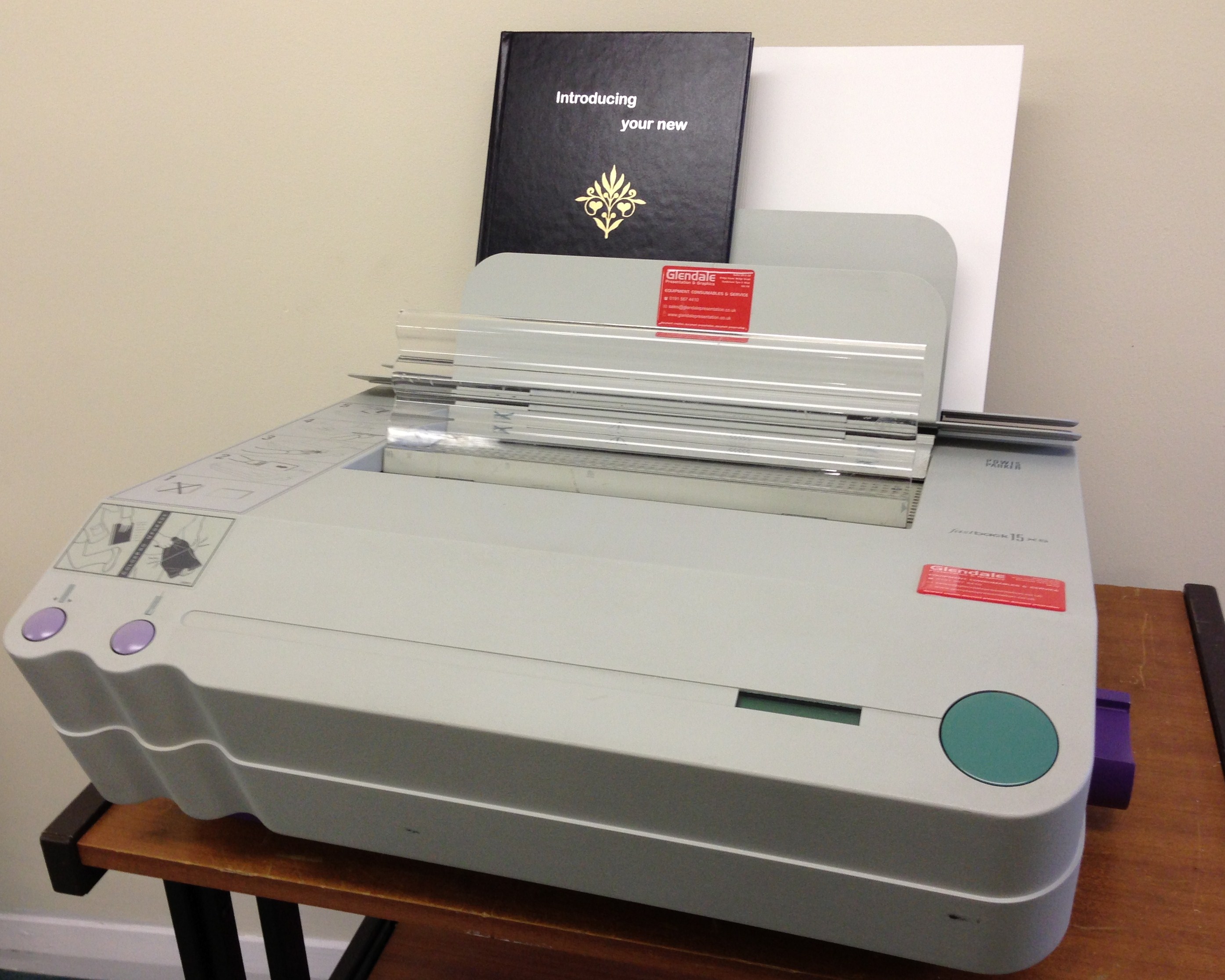 Refurbished Sold Fastback 15xs Binding Machine (Sold) at Glendale ...