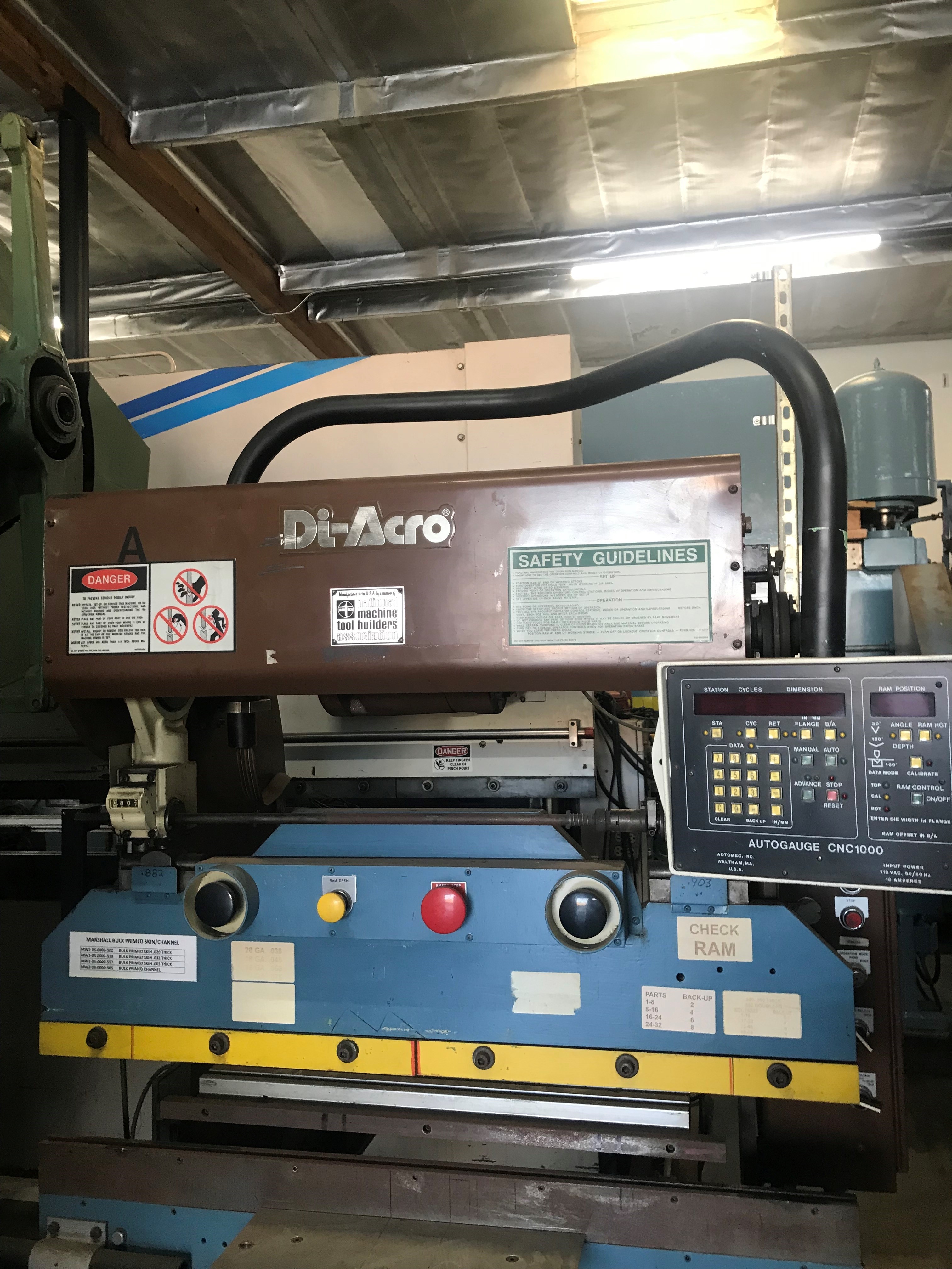 Used Sold Di-Acro 14-48-2 CNC Hydra- Mechanical Press Brake 17 Ton x 4 ...