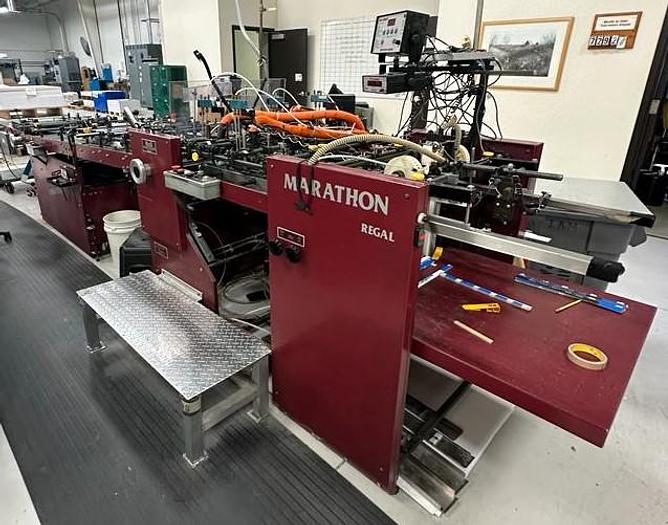 Used Dick Moll Marathon Regal Pocket Folder/Gluer with Versa Fold ...