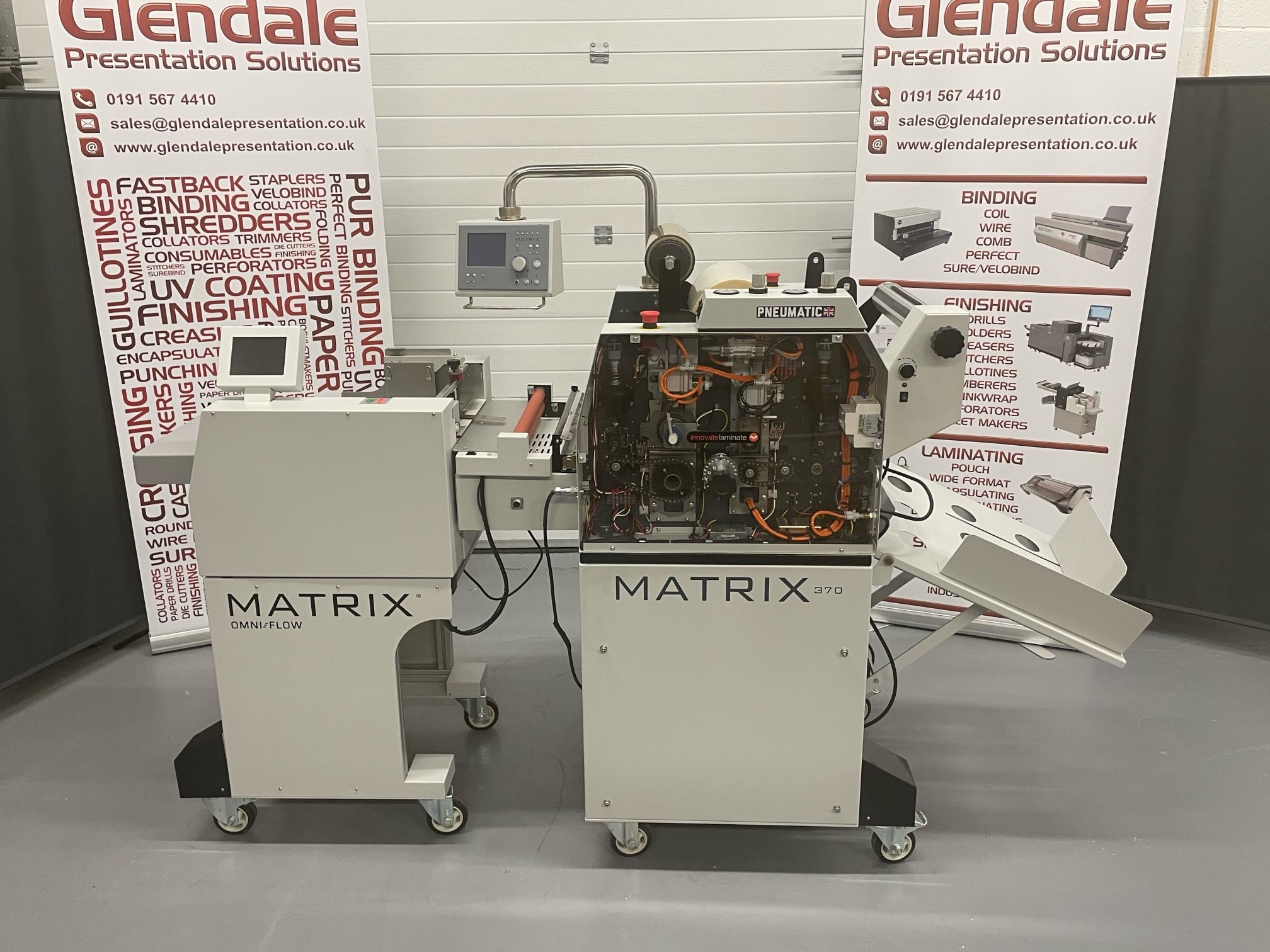 Matrix 370P Laminator with Omni-Flow Feeder