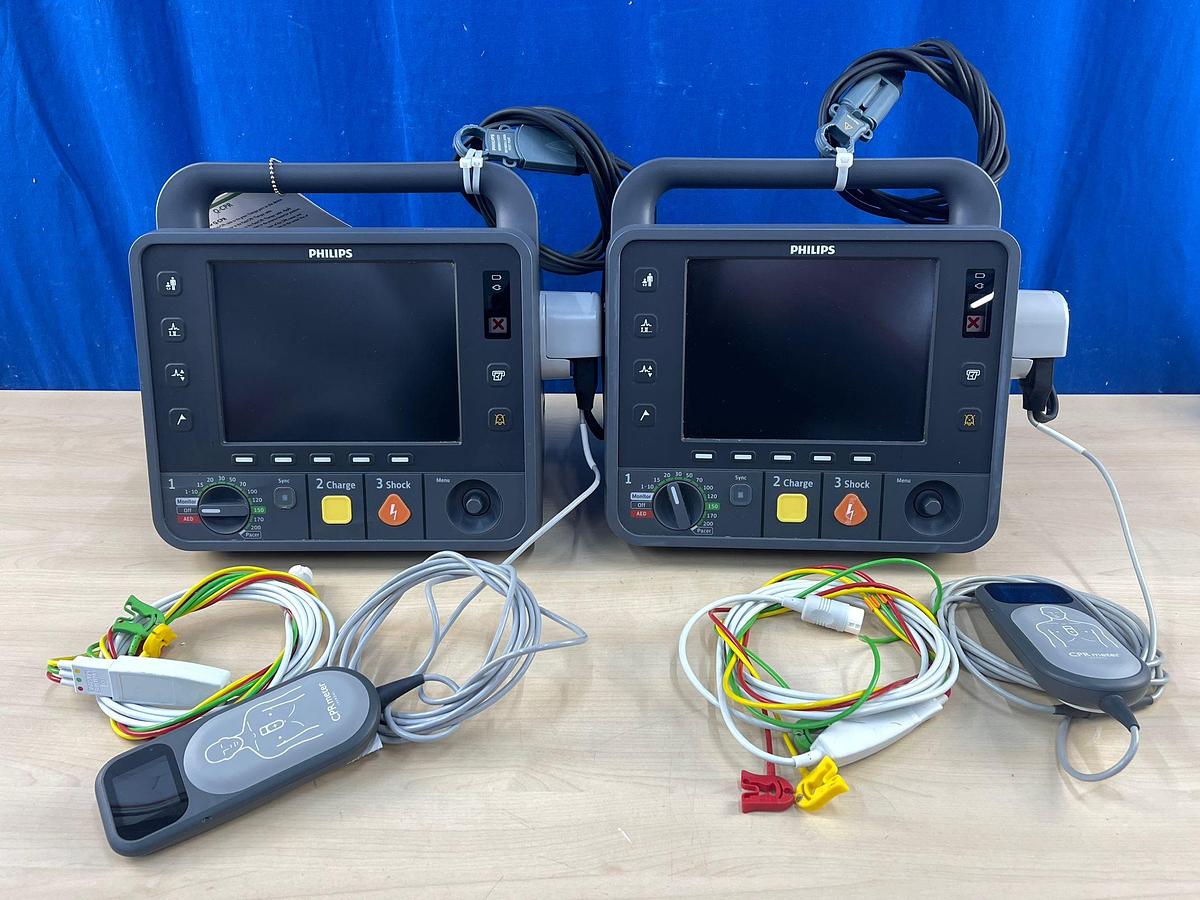 Used Philips HeartStart Intrepid Defibrillator with Pacer, ECG and ...