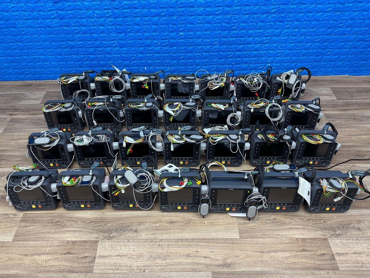 Used Philips HeartStart Intrepid Defibrillator with Pacer, ECG and ...