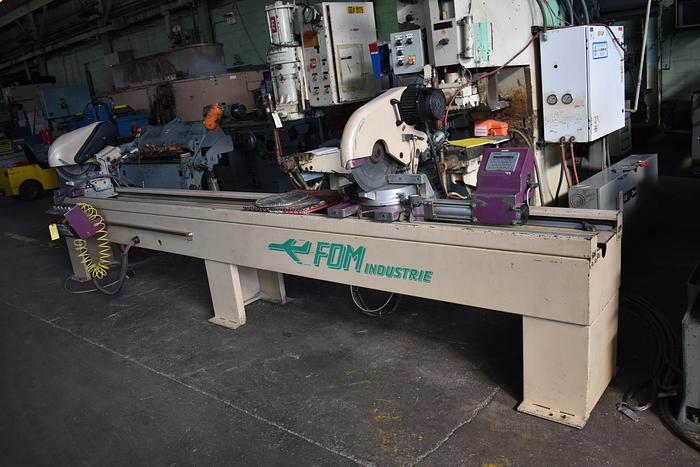 Used 16" x 157" FOMINDUSTRIE "MOXIE" ALUMINUM DOUBLE-HEAD MITRE SAW w ...