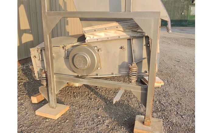 D'occasion USED SMICO STAINLESS STEEL BAG DUMP STATION WITH VIBRATORY ...