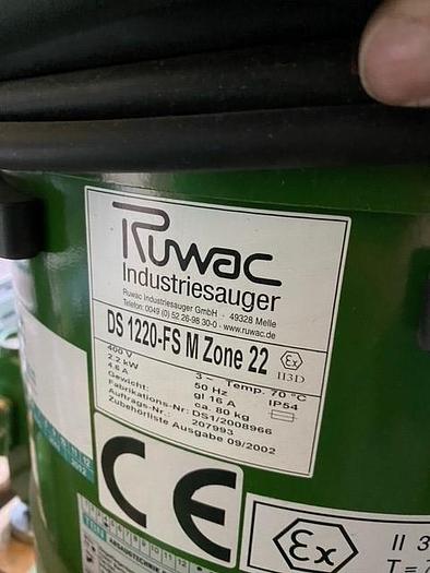 Used Ruwac DS 1120-FS for Sale in Frankfurt, Germany