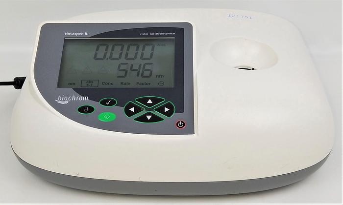 使用的Biochrom Novaspec III可见分光光度计-330至830nm在化学RG Cons上出售... - bob手机版app下载 ...