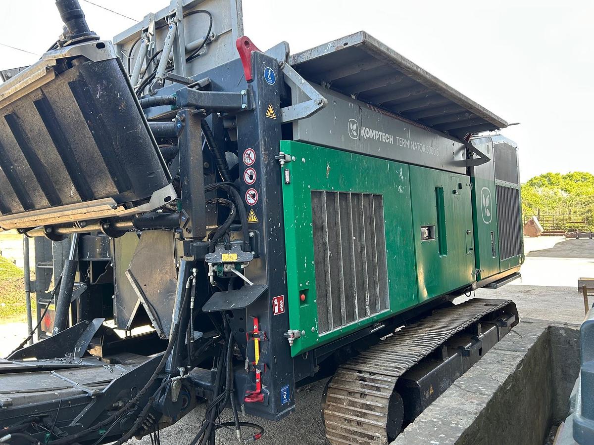 Used 2022 Komptech Terminator 5000 Slow-Speed Single-Shaft Tracked ...
