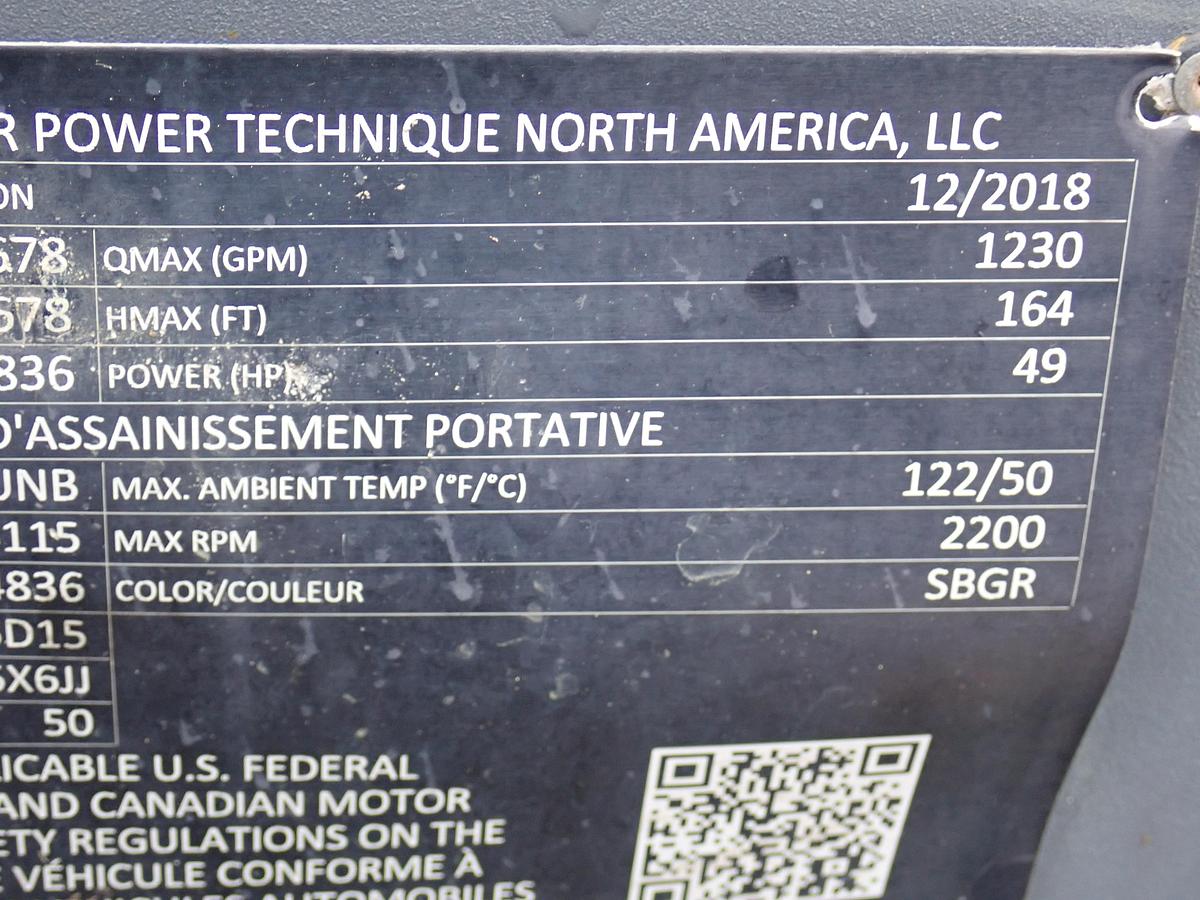 Used 2019 Atlas Copco PAS100 HF ENCLOSED 4" Water Pump for Sal...