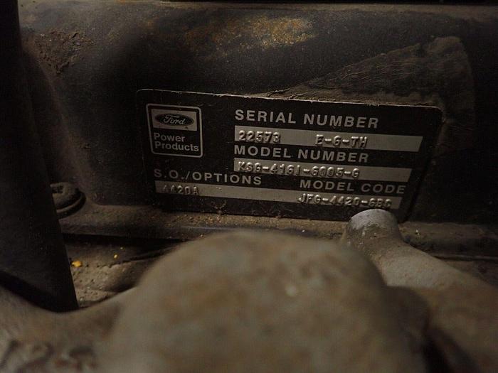 Used Ford KSG416 1.6 Liter Gas Engine GOOD RUNNER! RARE! LPG KSG-41...