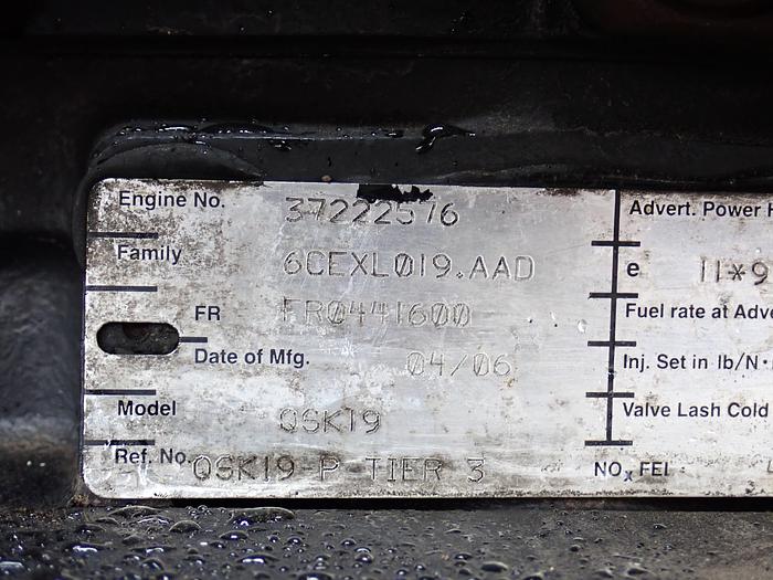 Used 2006 Cummins QSK19 Diesel Engine CPL 8533 MCRS for Sale at Old...