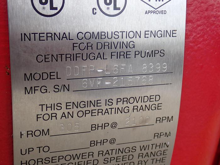 Used Detroit Diesel 6V92TA Fire Pump Engine 119 HOURS! for Sale at ...