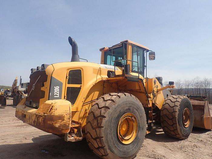 Used 2012 Volvo L220G Wheel Loader RUNS STRONG! Autolube LOADRITE S...