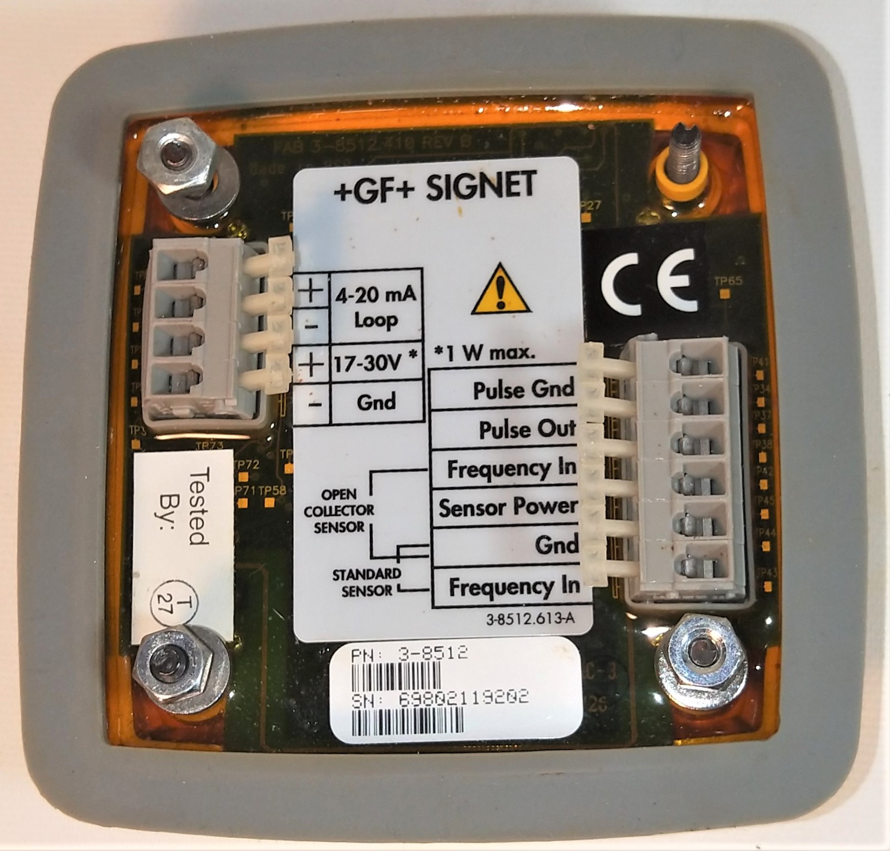 Used GF Signet 8512 Flow Transmitter for Sale at Chemistry RG ...