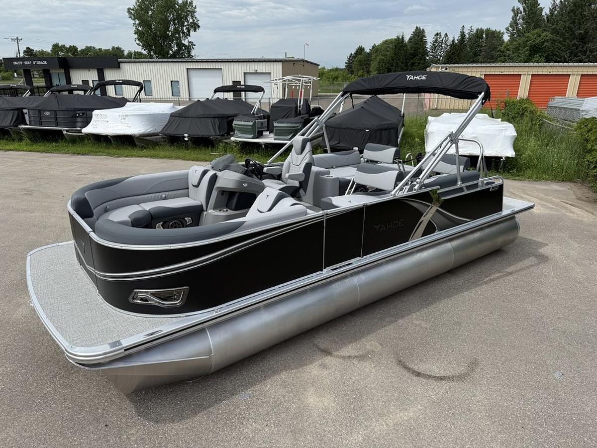 New 2025 Tahoe Pontoons LTZ 2385 Quad Lounge Shift Flip & Honda...