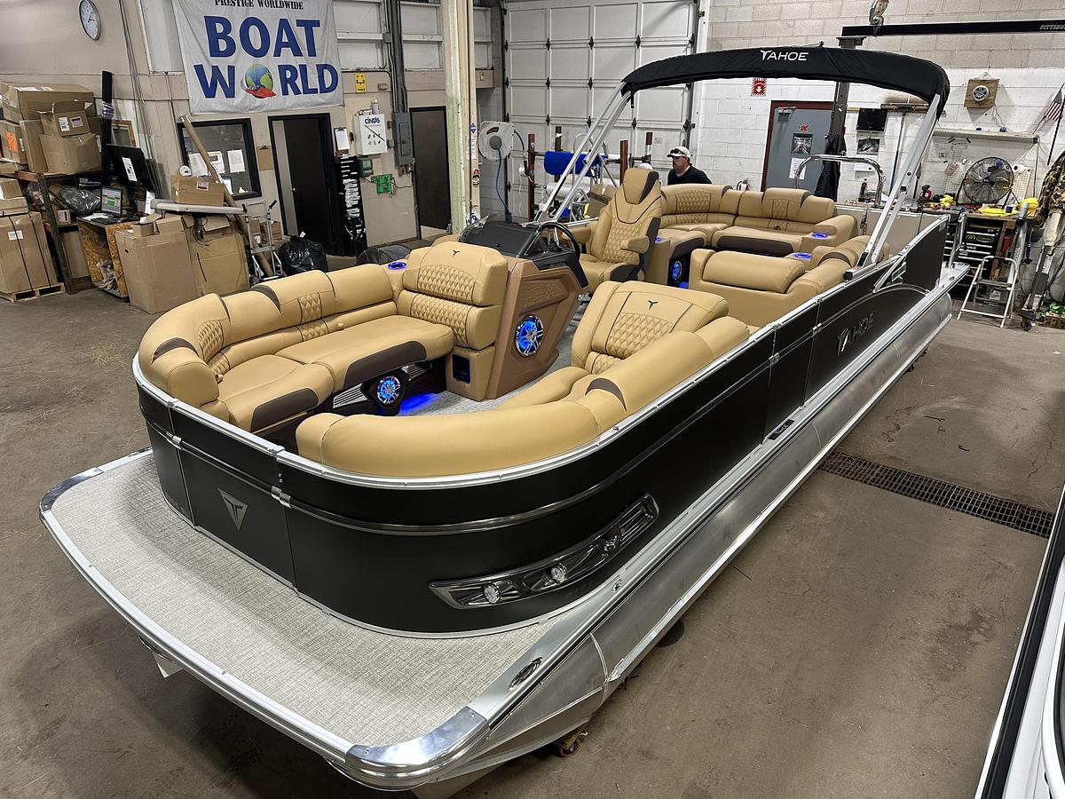 New 2025 Tahoe Pontoons Cascade 2385 Elite Cruise Tritoon & Hon...