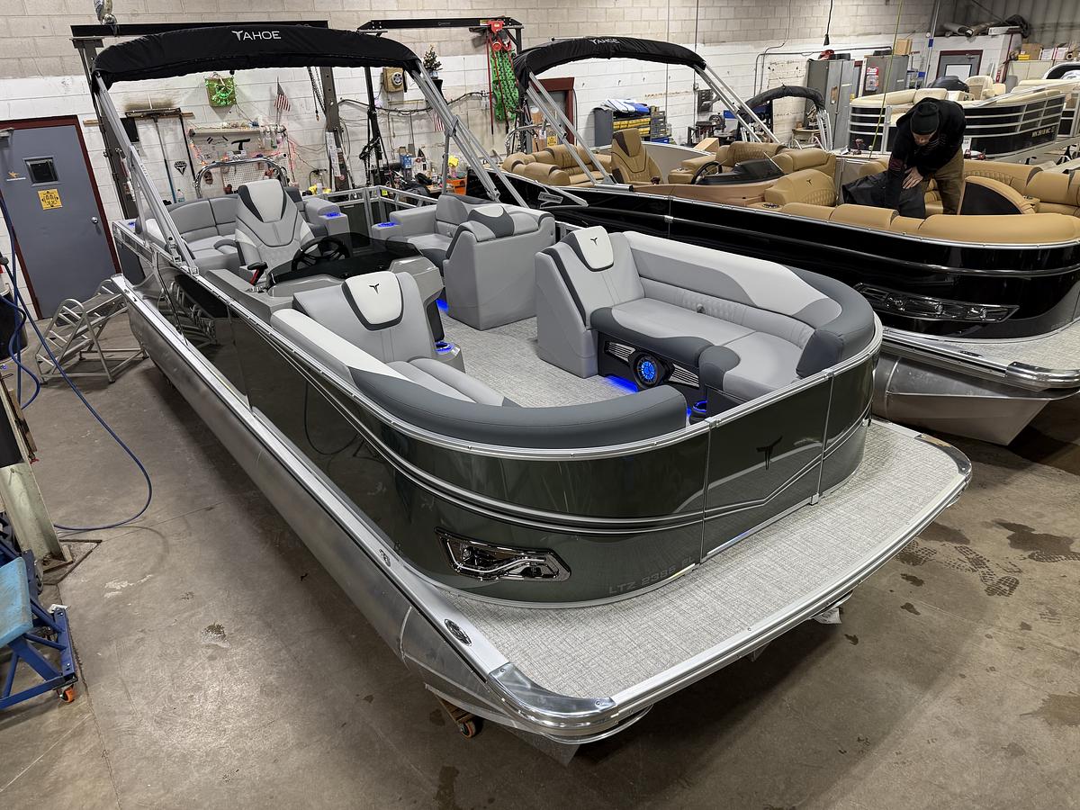 New 2025 Tahoe Pontoons LTZ 2385 Elite Cruise Tritoon & Honda 4...