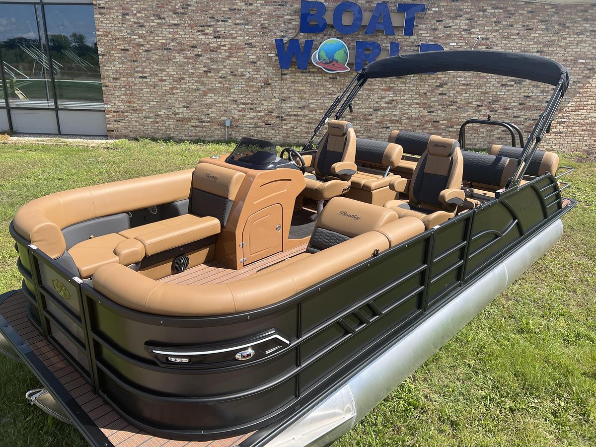 New 2026 Bentley Pontoons Elite 223 Quad Swingback QSB Tritoon for ...
