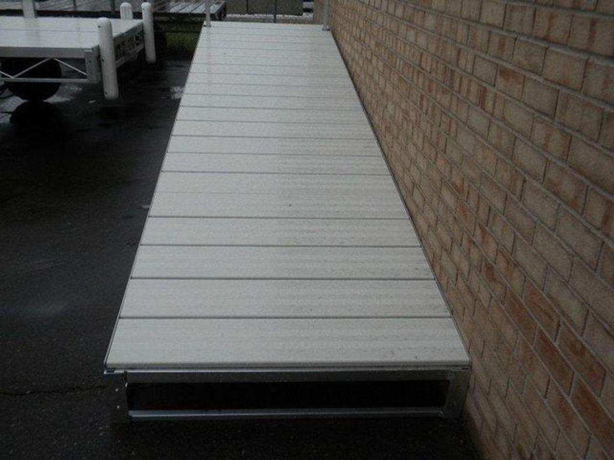 New Aluminum Dock 16' Long Section with Aluminum Decking for Sa...