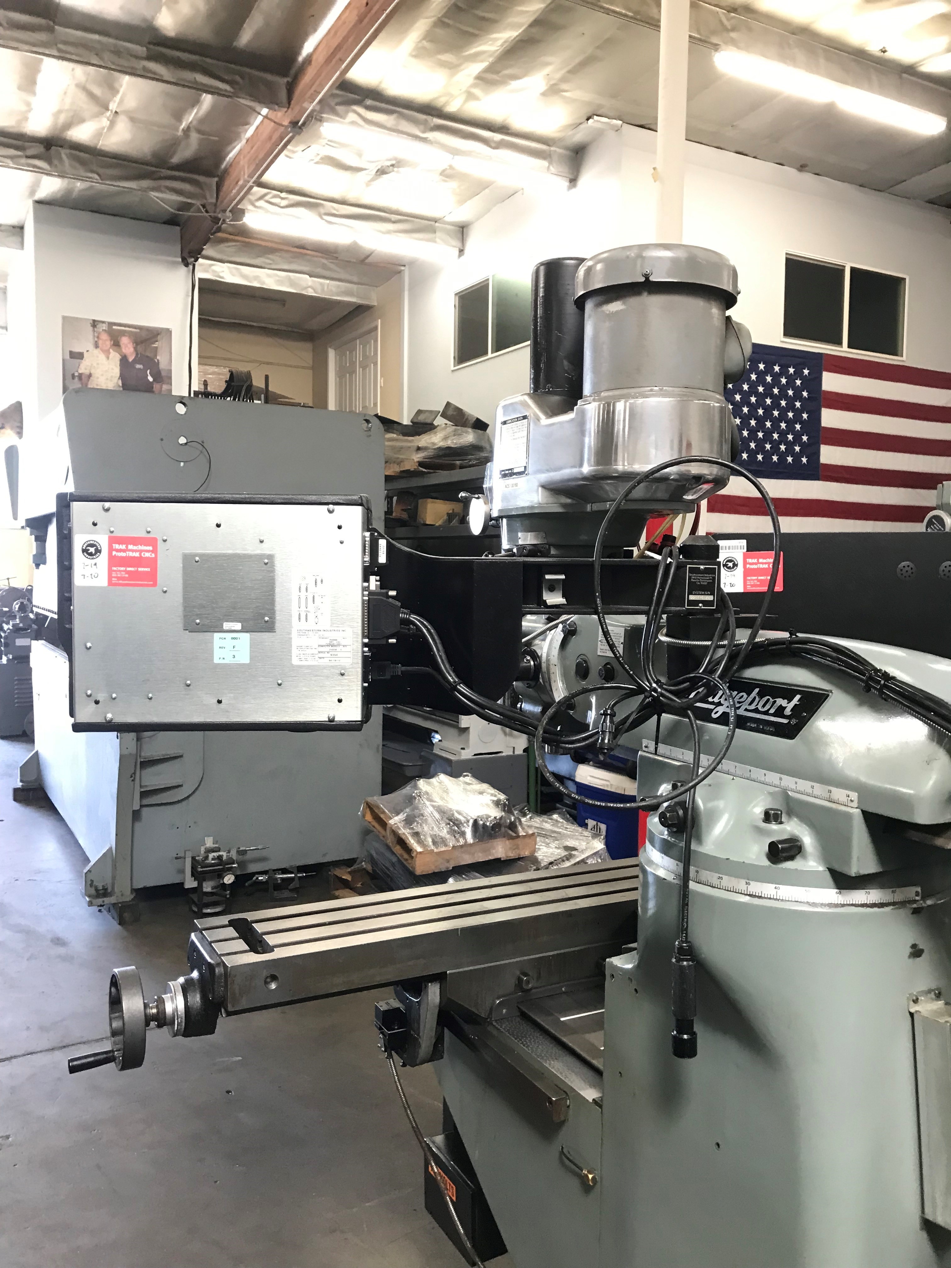 Used 2012 Bridgeport Series 1 Proto Trak CNC 2 Axis Knee Type Vertical ...