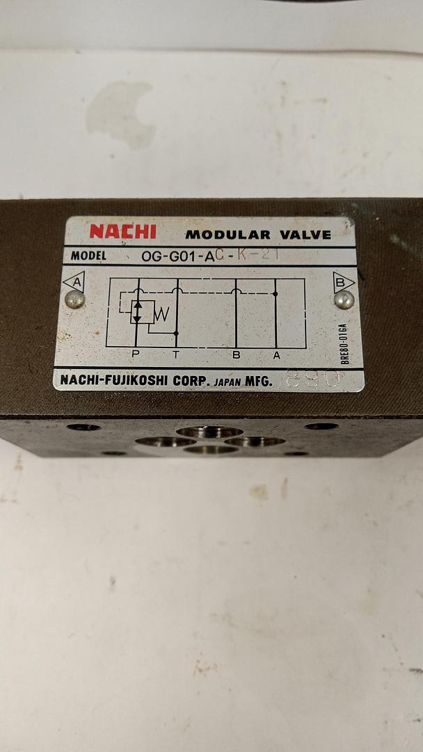 Nachi 0G-G01-AC-K-21 Modular Valve GH501 | eBay